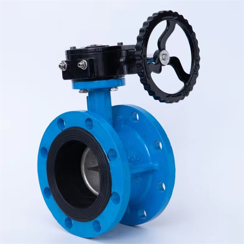 埃美柯 蜗轮法兰蝶阀. 法兰蝶阀 蜗轮蝶阀 产品型号：D341X-16Q 规格：DN65-华山云商